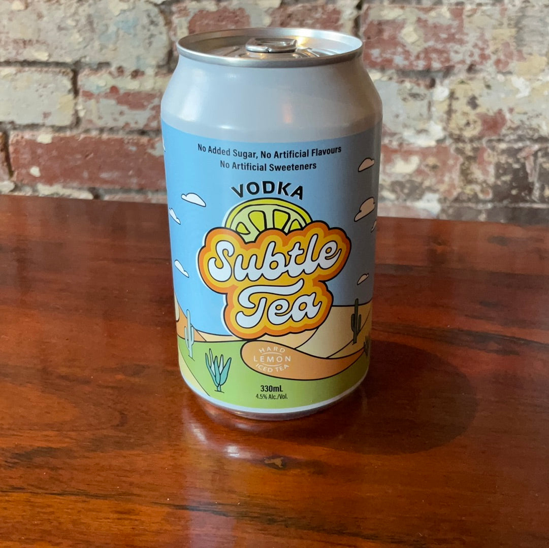 Subtle Tea Lemon Vodka Hard Ice Tea – Otter's Promise