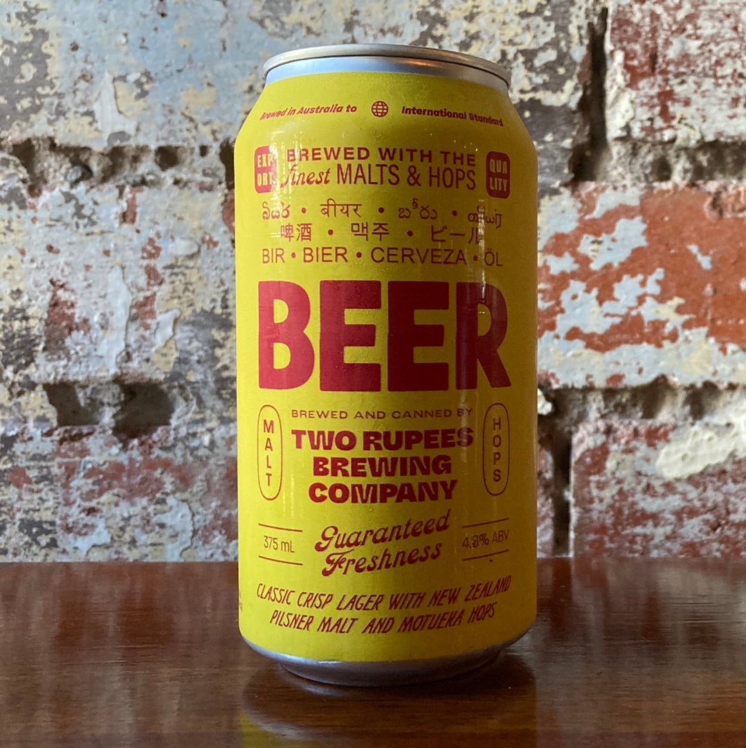 Two Rupees Beer Beer Lager – Otter's Promise