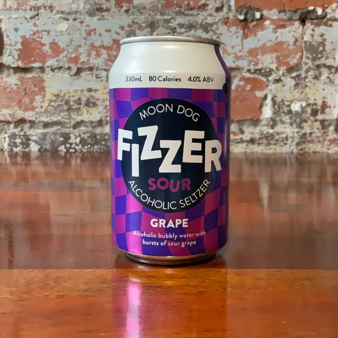 Moon Dog Fizzer Sour Grape Alcoholic Seltzer – Otter's Promise