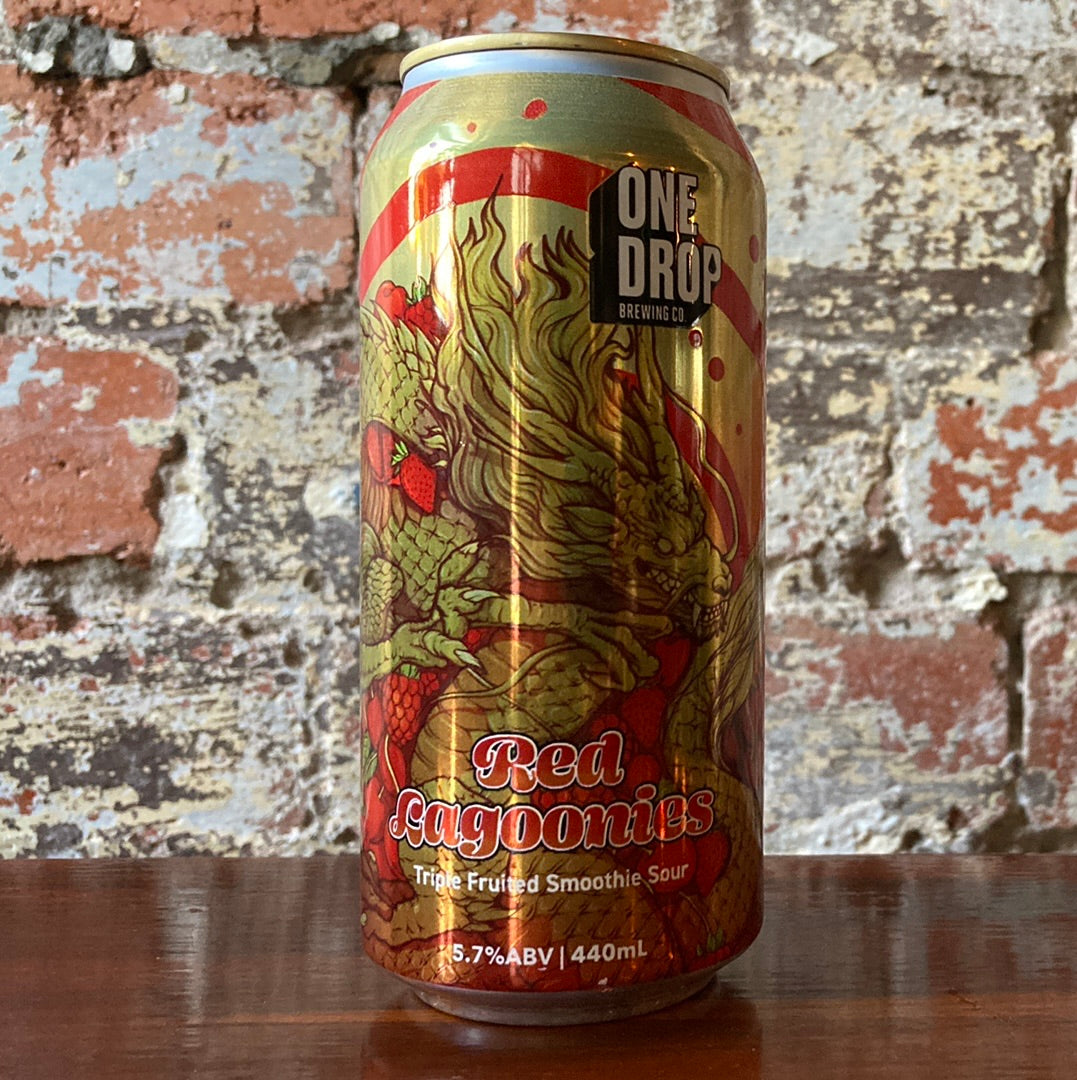 One Drop Red Lagoonies Triple Fruited Smoothie Sour – Otter's Promise