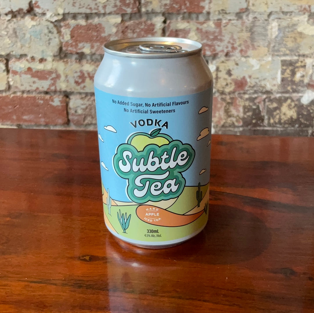 Subtle Tea Apple Vodka Hard Ice Tea – Otter's Promise