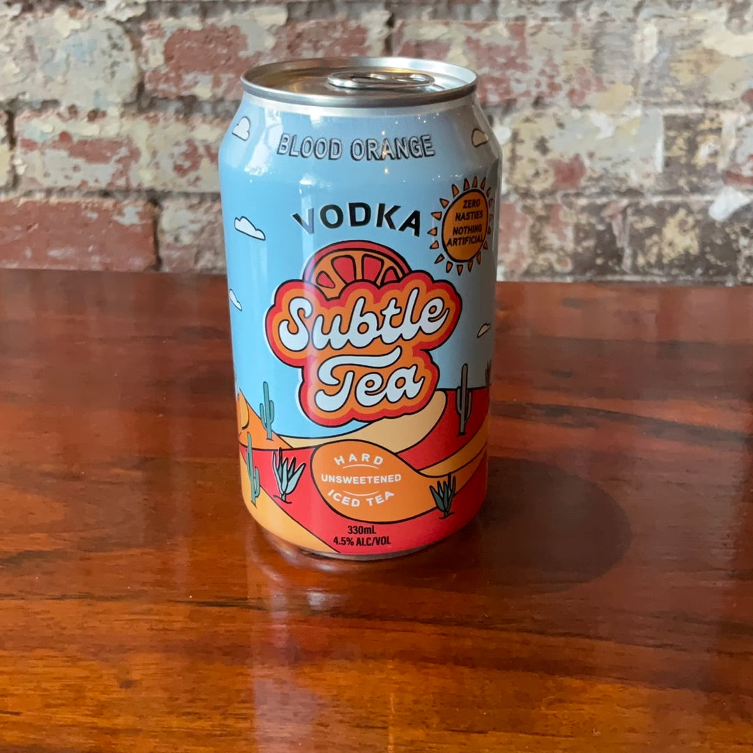 Subtle Tea Blood Orange Vodka Hard Ice Tea – Otter's Promise