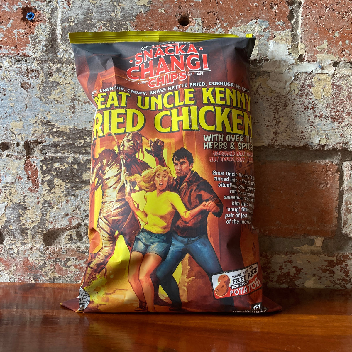 SnackaChangi Chips Great Uncle Kenny Fried Chicken – Otter's Promise