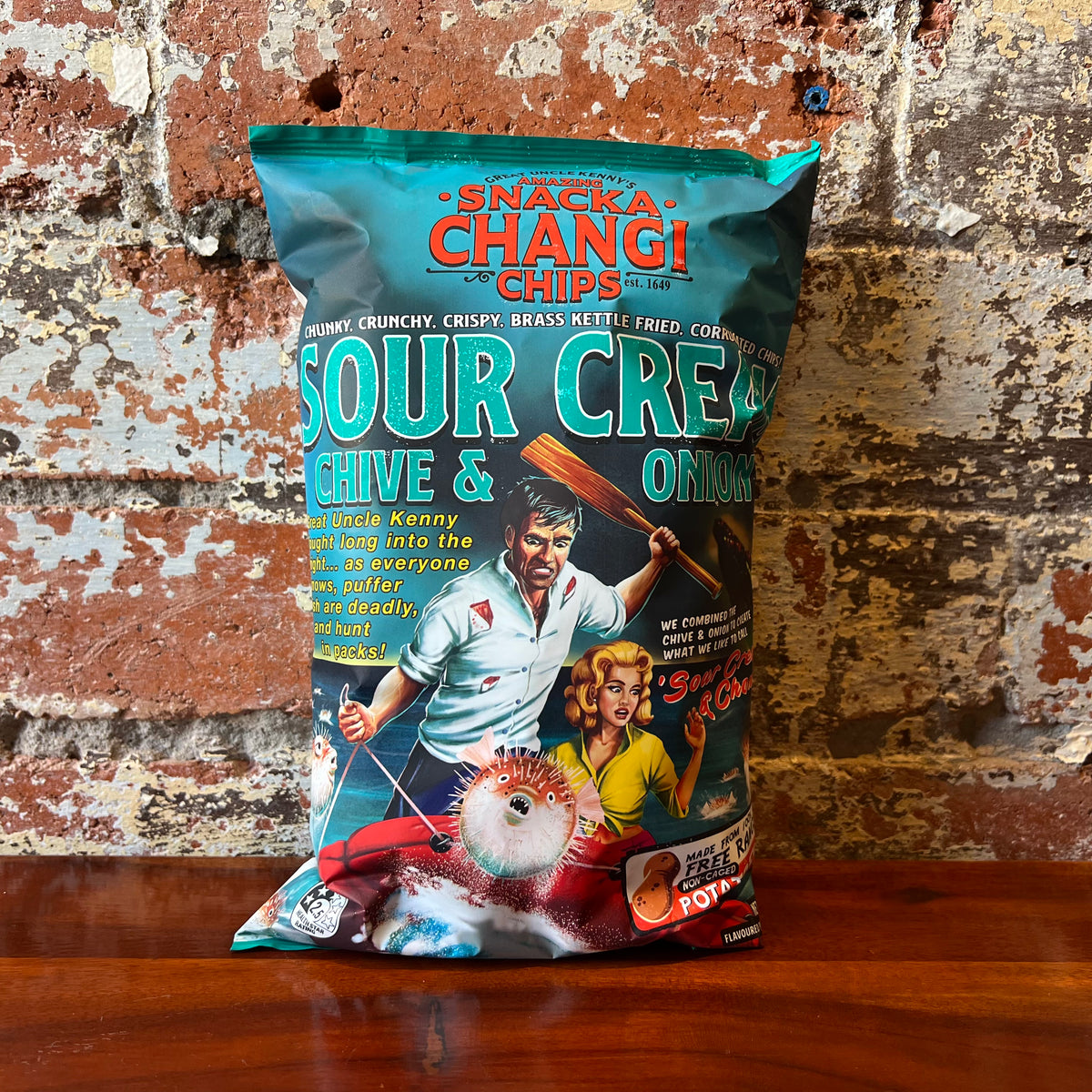 SnackaChangi Chips Sour Cream Chive and Onion – Otter's Promise