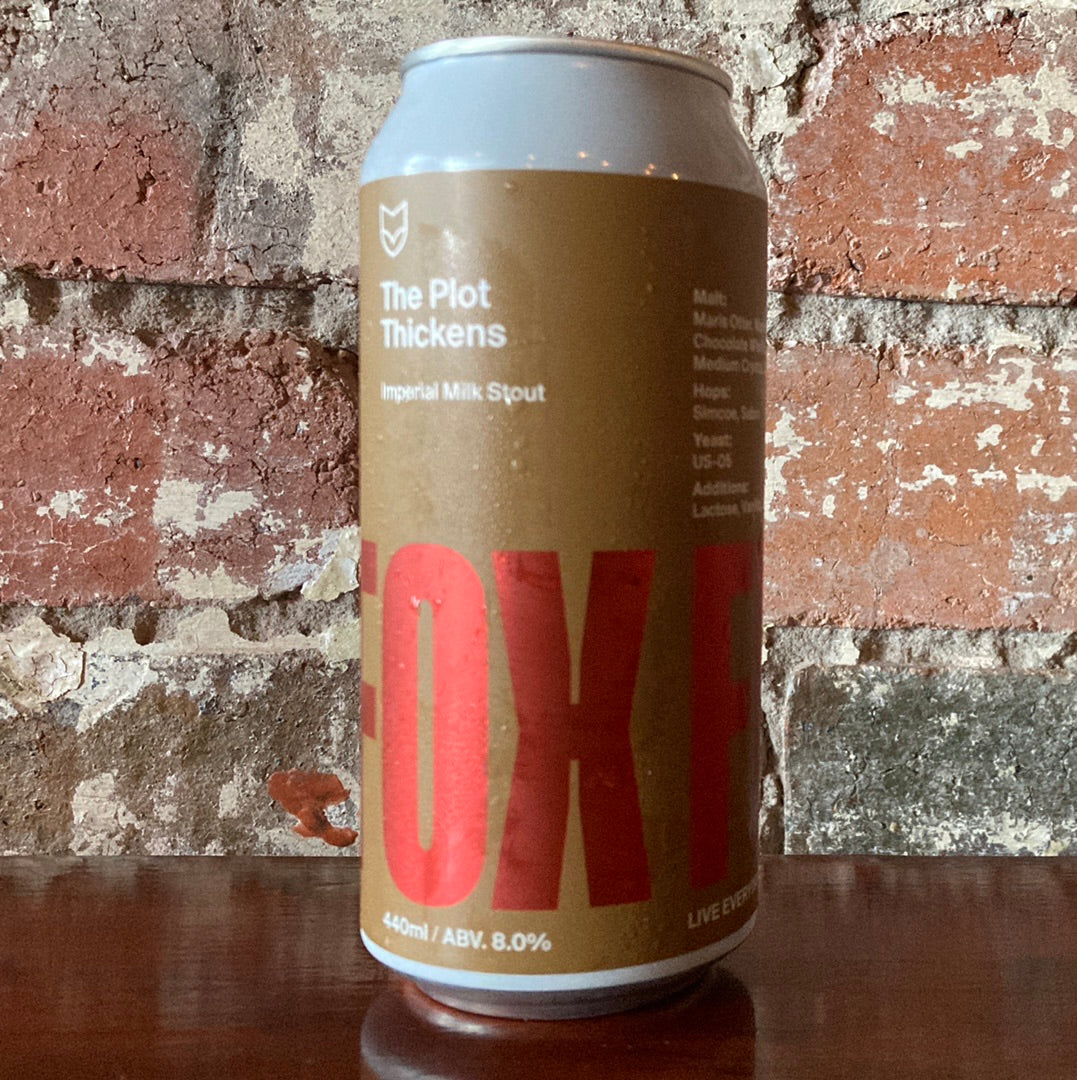 Fox Friday The Plot Thickens Imperial Milk Stout – Otter's Promise