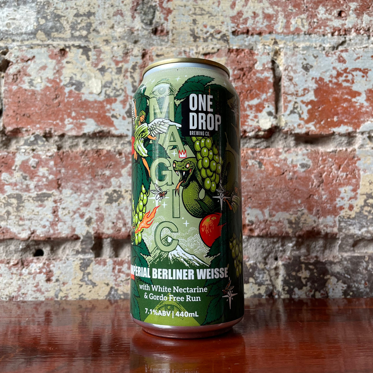 One Drop Magic Imperial Fruited Berliner Weisse with White Nectarine ...