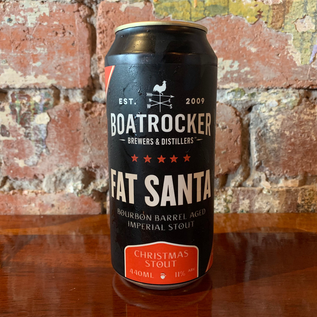 Boatrocker Fat Santa 2021 Bourbon BA Imperial Christmas Stout – Otter's ...