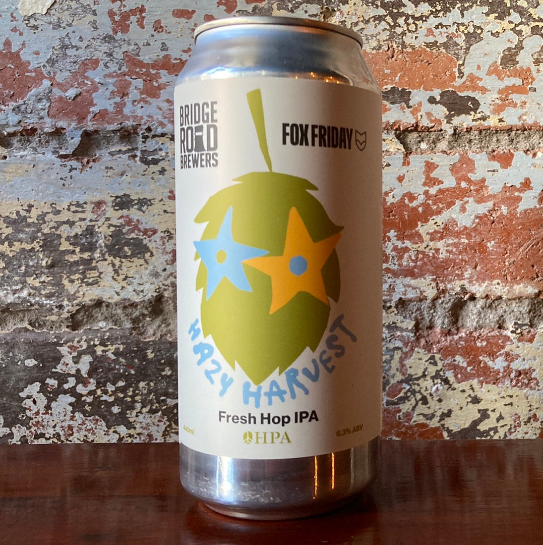 Bridge Road x Fox Friday Hazy Harvest 2023 Fresh Hop IPA – Otter's Promise